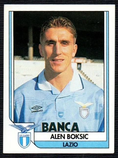 FIGURINA TUTTO CALCIO 1993-94 - Lazio: Alen Boksic - Nuova - N. 141 EUR ...