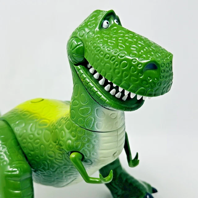 DISNEY STORE REX Talking Figure Toy Story T-Rex Dino Disney Pixar 12 ...