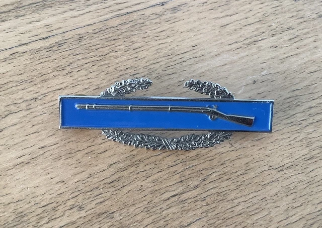 REPRODUCTION INSIGNE MÉTAL « Combat Infantryman Badge » Us Ww2 Occasion ...