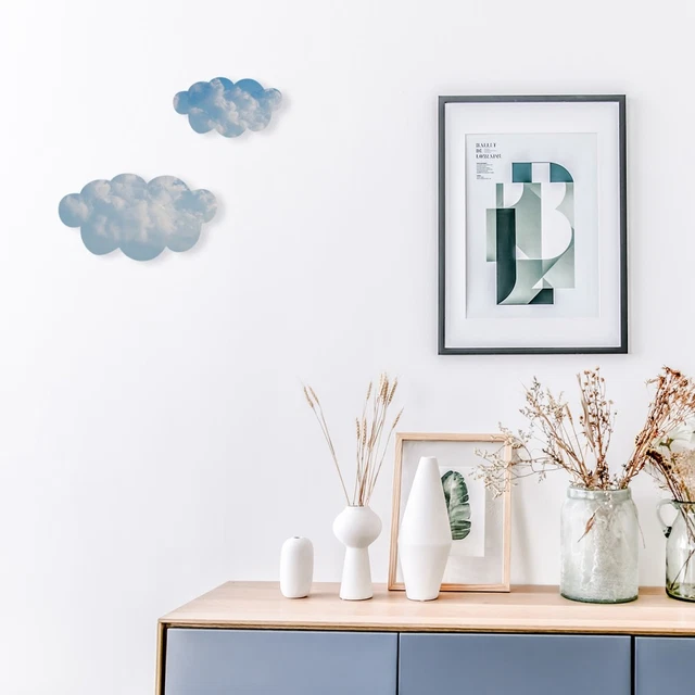 27PCS DIY UNFINISHED Outer Space Themed Design Wooden Crafts Chips ...