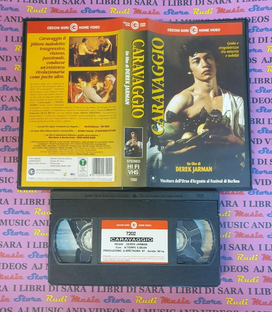 VHS MOVIE CARAVAGGIO Nigel Terry Derek Jarman CECCHI GORI 7202 (F79) No ...