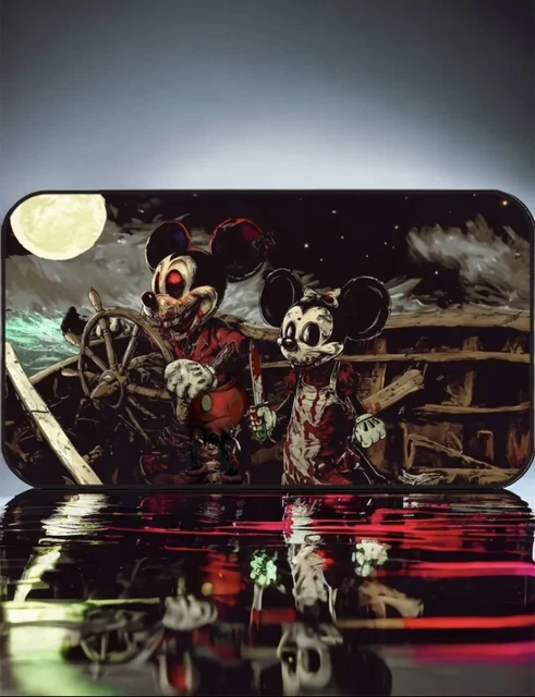 SCREAMBOAT WILLIE MICKEY Mouse 1 oz .999 Fine Silver Art Bar With COA ...