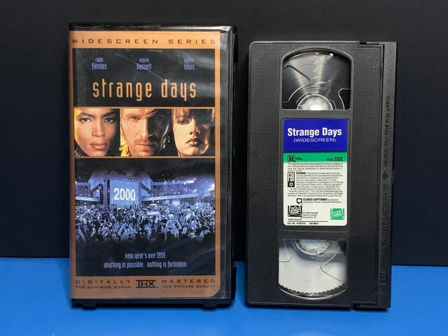 VHS STRANGE DAYS (Fox, 1997) Widescreen Series Ralph Fiennes Sci Fi ...