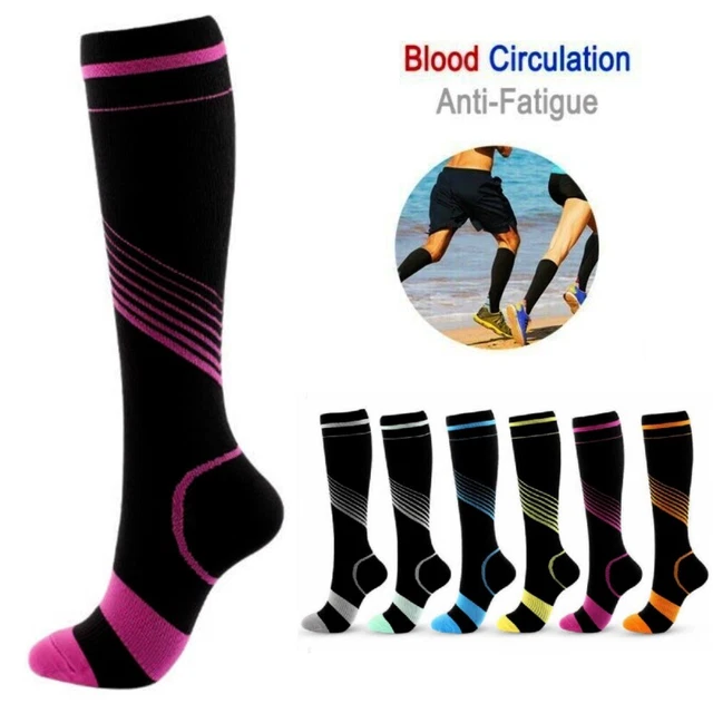 LONG ELASTIC STOCKINGS Varicose Veins Anti-Fatigue Tennis Socks Men And ...