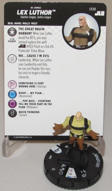 LEX LUTHOR (WALLY WEST) #008 Justice League Unlimited DC HeroClix EUR 5 ...