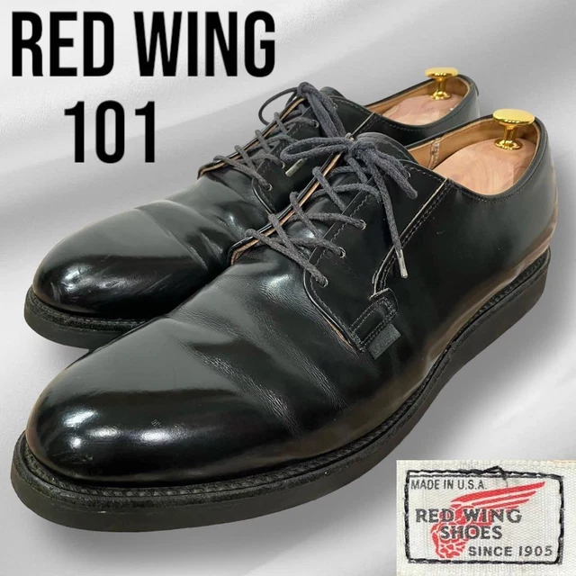 RED WING POSTMAN 101 Leather Low Cut Black Plain Toe Boots Size US 13 ...