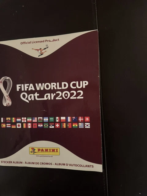 FIFA WORLD CUP QATAR 2022 PANINI OFFICIAL STICKER ALBUM (with 10 ...
