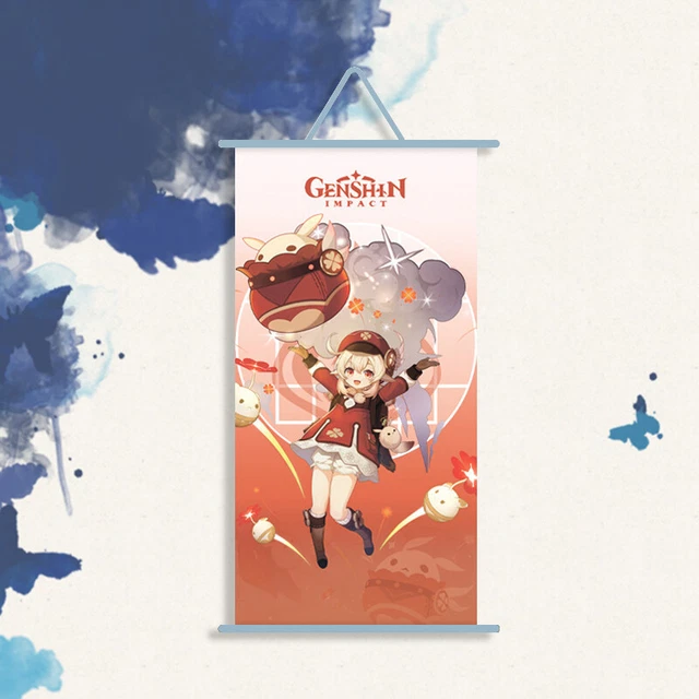 AFFICHE COSPLAY ANIME Genshin impact kell affiche art mural tapisserie ...