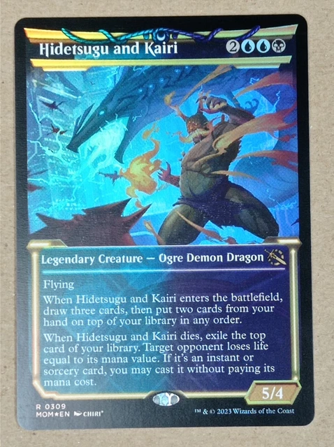 MTG CARD FOIL - Hidetsugu and Kairi - Showcase - March of the Machine ...