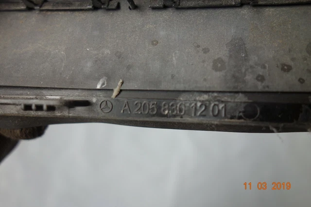 ORIGINAL MERCEDES C class W205 trunk ventilation slot vent A2058301201 ...