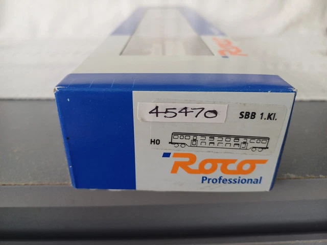 ROCO HO GAUGE 45470 SBB CFF FFS 2nd Class Double Deck Restaurant Coach ...