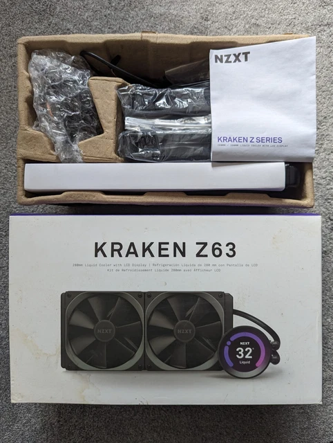NZXT KRAKEN Z63 RGB Raffreddatore CPU liquido 280 mm con display LCD EUR 48,94 - PicClick IT