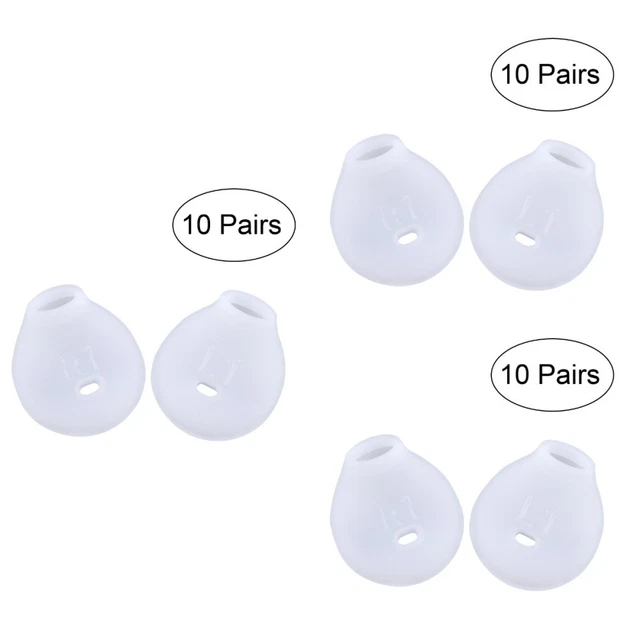 3 COUNT SILICONE Earphone Cover Replacement Earbud Tips Earbuds Caps £ ...