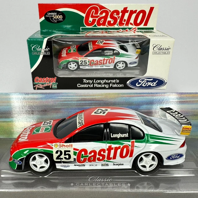 TONY LONGHURST 1999 Castrol Racing AU Falcon Classic Carlectables 1:43 ...