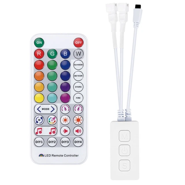 SP511E CONTROLLER LED Musica WiFi per WS2812B WS2811 Pixel ...