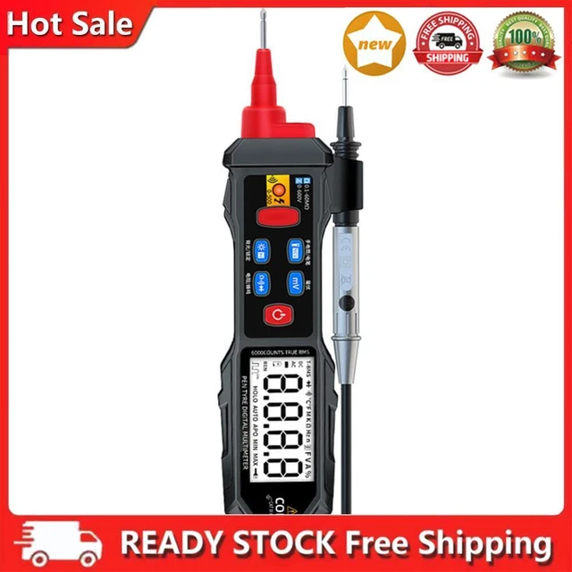 DIGITAL MULTIMETER PEN Type Non-Contact AC/DC Voltage Ohm Diode Tester ...