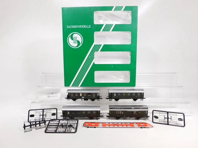 SACHSENMODELLE H0 DC 14007 Branch Line Set DRG NEM KKK MINT+Box #DM112 ...