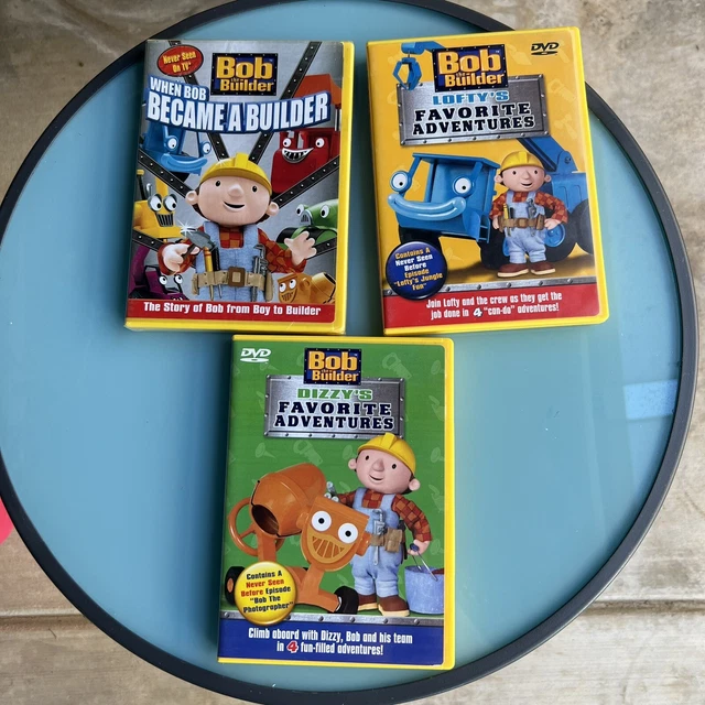 Bob The Builder Dvd Lot Of 3 Used 1 New Sealed Good Condition 15 59
