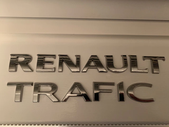 GENUINE RENAULT TRAFIC REAR DOOR BADGE LETTERS LOGO EMBLEM For Traffic ...