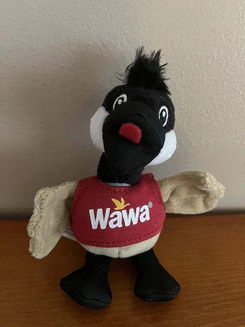 WAWA WALLY GOOSE Plush Stuffed Animal Toy Mascot Gas Station Bird 5.5 ...