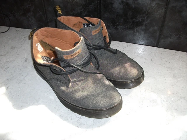 DR MARTENS GREY Cloth Suede Boots Uk 8 Mayport Aw501 Sk04 S £24.99 ...