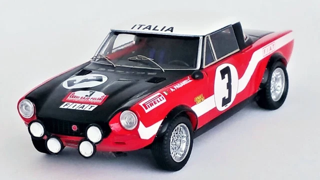MINIATURE VOITURE AUTO 1:43 Trofeu Fiat 124 Abarth Rally Of Pologne ...
