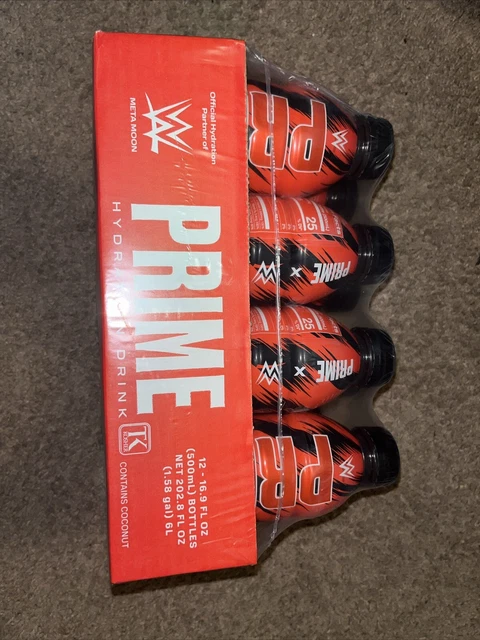 NEW / SEALED / Prime Hydration x WWE Red & Black. 12 Pack £112.51 ...