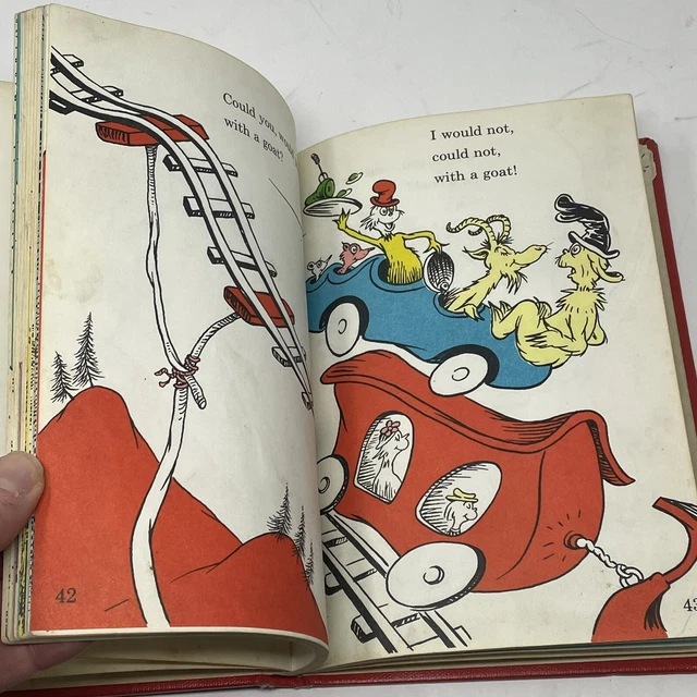 Vintage Green Eggs And Ham By Dr Seuss 1960 1st Edition Hardcover Fair