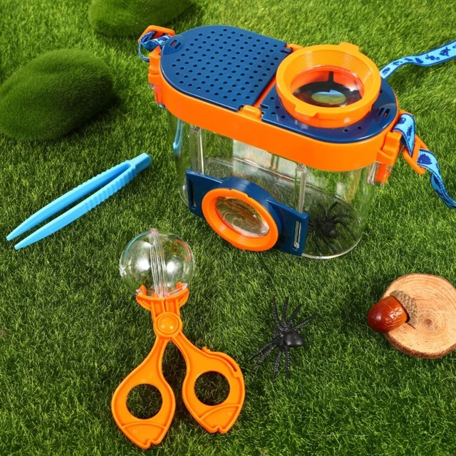 PLASTIC BUG VIEWER Kid Development Toy Insect Catcher Cage Kids Gift ...