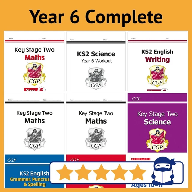 YEAR 6 COMPLETE BUNDLE | English Maths & Science | 15x Books with ...