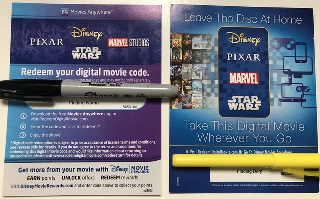 DISNEY PIXAR FINDING Nemo and Finding Dory (4K UHD / Blu-Ray Disc ...