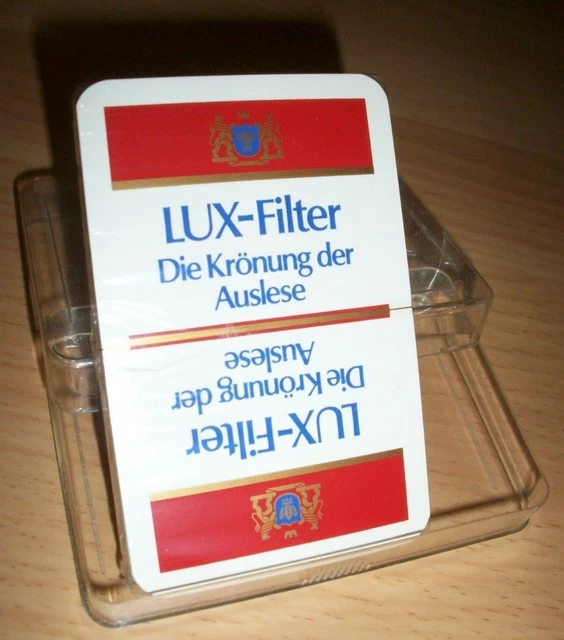 SPIELKARTEN/KARTENSPIEL VON LUX - Filter Zigaretten Werbe Artikel *NEU ...