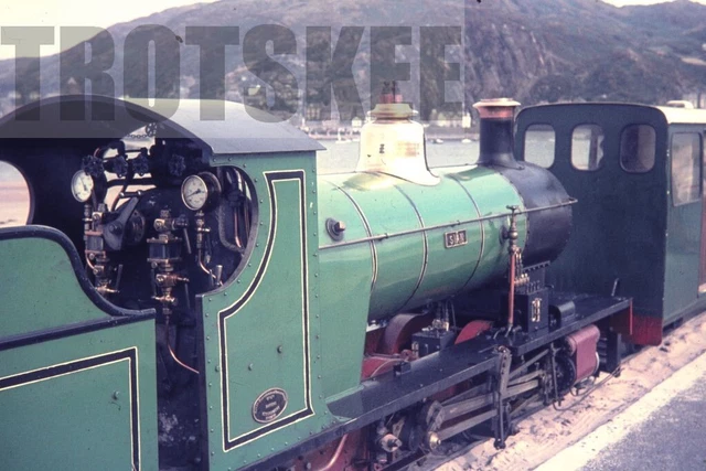 35MM SLIDE FAIRBOURNE Railway Steam Loco Sian Barmouth Ferry 1968 ...