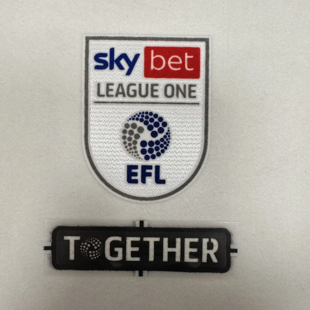 EFL SKY BET League One 2024/25 | Player Size Shirt Sleeve Patches 100% ...