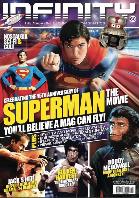 INFINITY 68 MAGAZINE NEW ISSUE SUPERMAN CHRISTOPHER REEVES RODDY ...