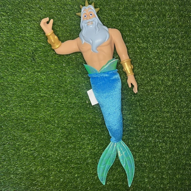 DISNEY STORE King Triton Doll Figure 12” The Little Mermaid £29.99 ...