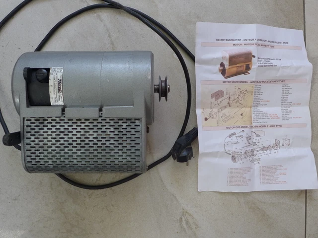 INDUSTRIE NÄHMASCHINE MOTOR PFAFF KOBOLD Moretti 250 Watt 220Volt 3600 ...