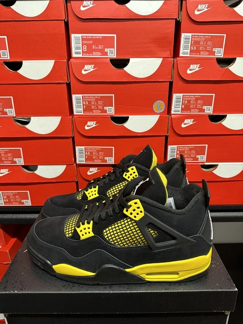 JORDAN 4 RETRO Thunder (2023) - (Sizes 8-13) - Ships FAST - FREE SHIP ...
