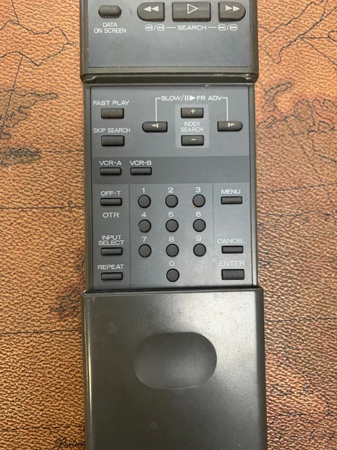 TÉLÉCOMMANDE MITSUBISHI VCR Tv Sum-3/Aa/Iec R6 Vintage 939P363A1 900827 ...