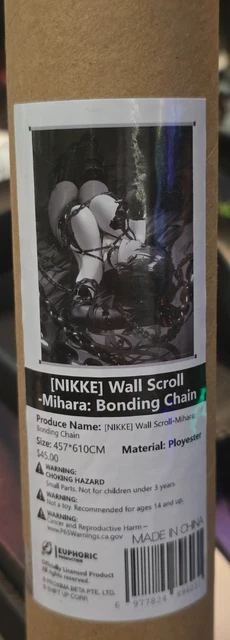 2025 AX NIKKE Goddess of Victory MIHARA BONDING CHAIN B2 Anime Wall ...