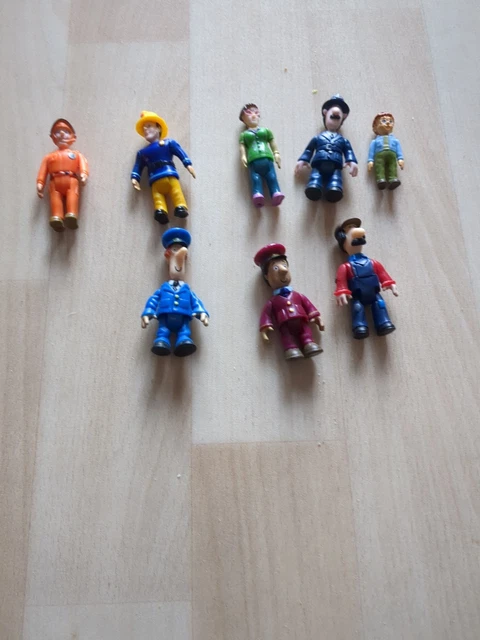 POSTMAN PAT AND Fireman Sam Collectible Figures Bundle Pack £8.00 ...