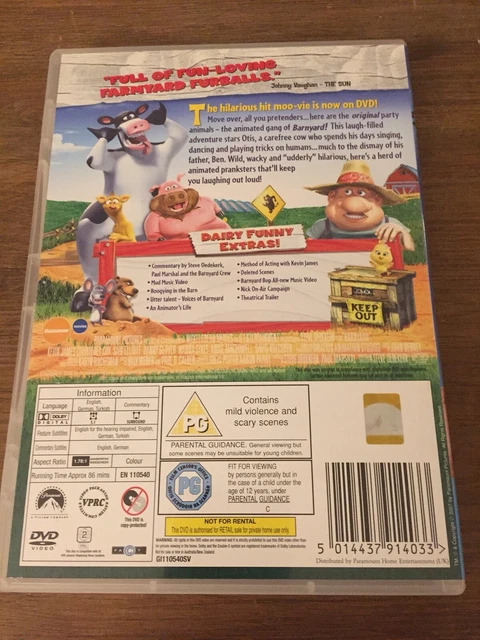 NICKELODEON BARNYARD THE Original Party Animals Dvd Cert Pg £2.00 ...