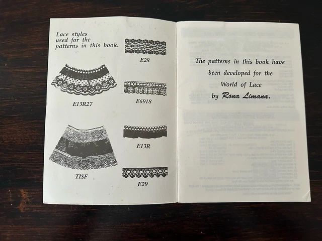 THE WORLD OF Lace Pty Lace Patterns To Knit No. 1 Vintage Mini Book $8. ...
