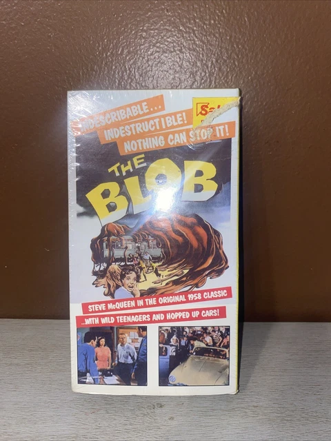 THE BLOB: ORIGINAL with Steve McQueen Tested VHS Tape Cult Classic £8. ...