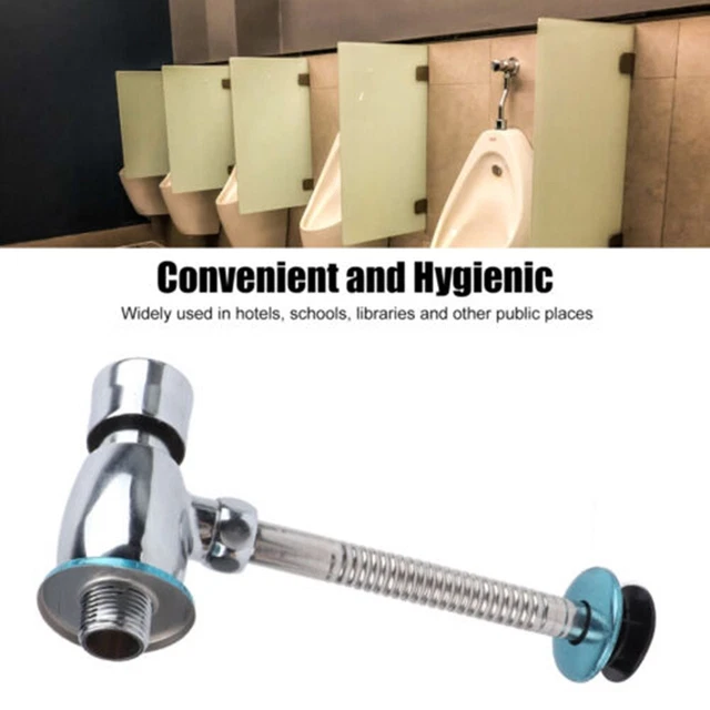 VANNE DE CHASSE d'urinoir de salle de bain retard manuel arrêt ...