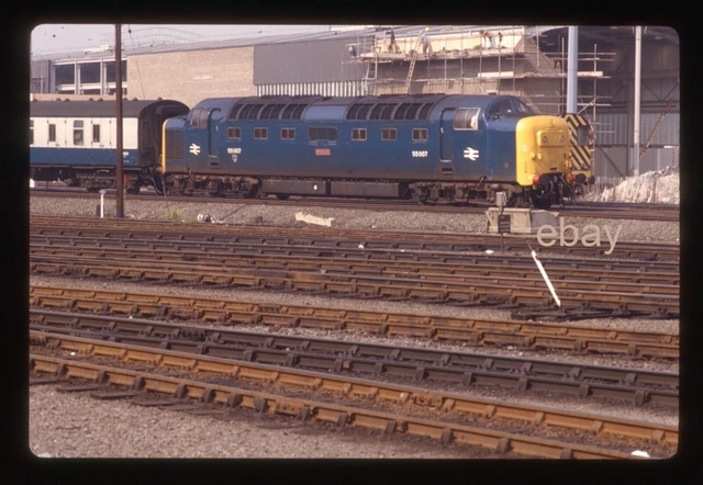 ORIGINAL 35MM SLIDE - Deltic / Class 55 - 55007 'Pinza' at Peterborough ...