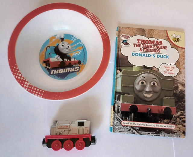 THOMAS THE TANK Engine, Cereal Bowl, Stanley Train & Buzz Book, 3 Item ...