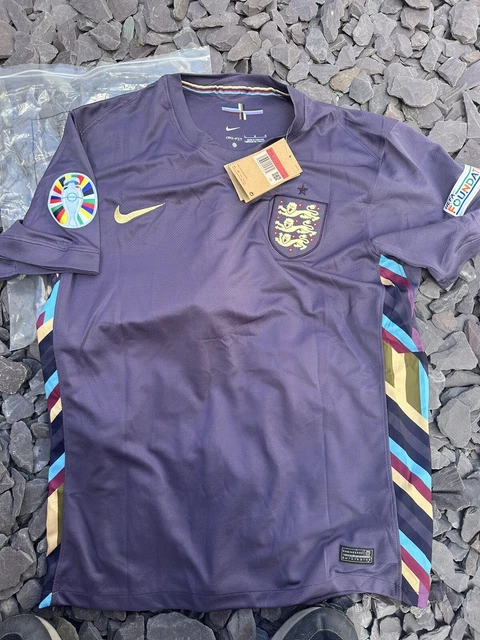 ENGLAND AWAY FOOTBALL New shirt Euro 2024 Slim fit Player Version Size Large £52.00 - PicClick UK