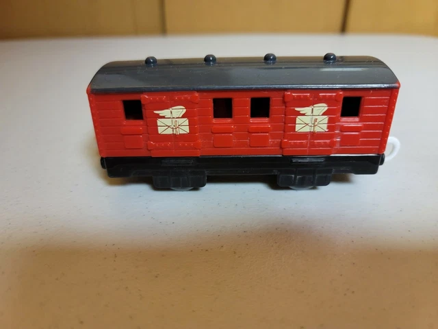 THOMAS &FRIENDS TRACKMASTER Train Mail Coach Car Flip Top Scenery ...