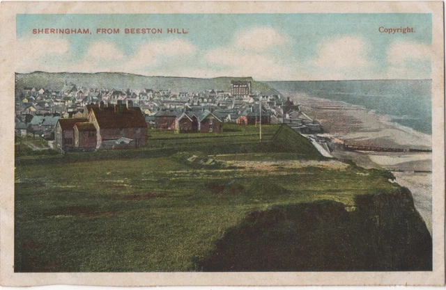 VINTAGE COLOUR POSTCARD Sheringham From Beeston Hill £4.80 - PicClick UK